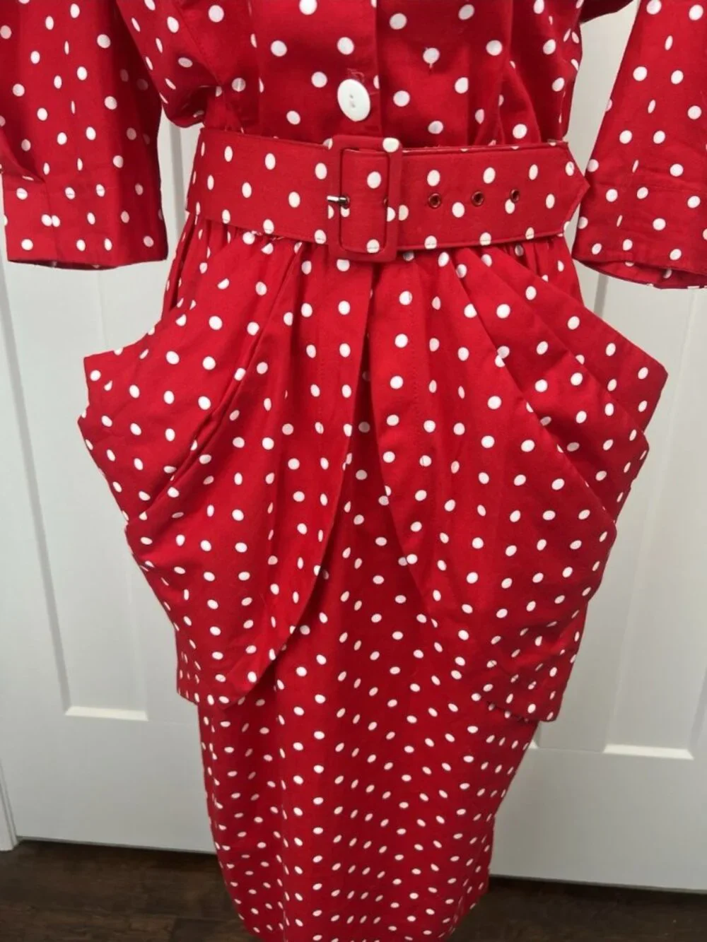 Choon California | Dresses | Vintage Choon California Red White Polka ...